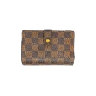 Louis Vuitton Portefeuille vintage pr&eacute;-poss&eacute;d&eacute; &agrave; deux volets - Femme - Pre-owned - Brun - Taille: ONE Size