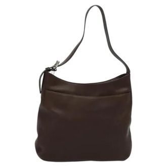 Coach Pre-owned Leder Schultertasche - - Pre-owned - Damen - Braun - ONE SIZE