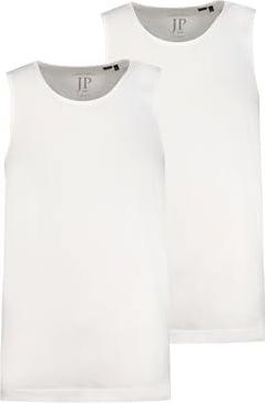 JP1880 Débardeur DP, Blanc, 4XL Grande Taille Homme