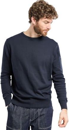 Armor Lux Pull col Rond uni en Coton CARANTEC