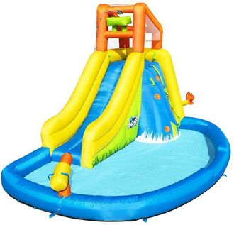 Bestway H2OGO Mega-Wasserpark mit Dauergebl&auml;se Mount Splashmore 435 x 286 x 267 cm