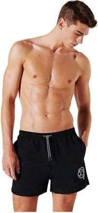 Karl Lagerfeld Short de Bain Ikonik 2.o Planche, Noir, L Homme