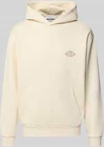 Review Relaxed Fit Hoodie aus Baumwoll-Mix mit Logo-Print
