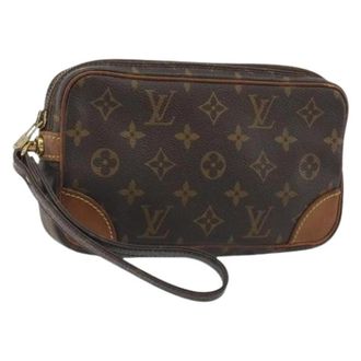 Louis Vuitton Pre-owned Monogram Clutch Bag - - Pre-owned - Damen - Braun - ONE SIZE