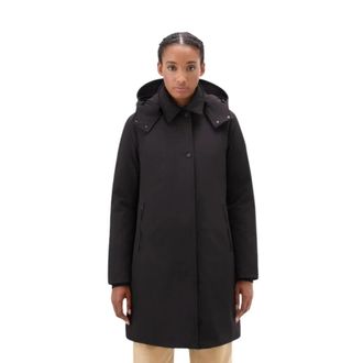 Woolrich Softshell Trenchcoat - - Jackets - Damen - Schwarzk - S