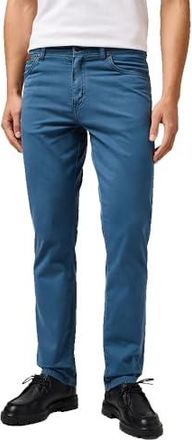 Wrangler Homme Texas Slim Classic Jeans, Dark Dusty Blue, 34W / 32L
