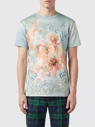 Vivienne Westwood T-shirt slim en coton avec imprim&eacute; graphique et logo litt&eacute;ral