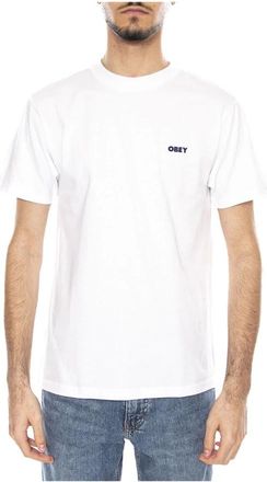 Obey Homme, Tops, Blanc, Taille: M Erase All Thought T-shirt