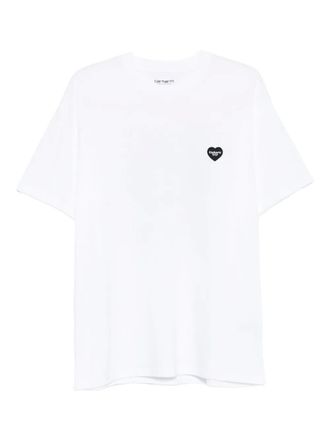 Carhartt Work in Progress S/S Heart II Hartt T-Shirt - Wei&szlig;