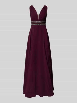 Jake*s Abendkleid mit Ziersteinbesatz