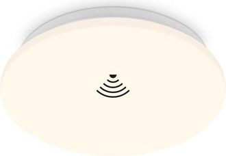 Briloner LED Deckenleuchte mit Bewegungsmelder, warmweiße Lichtfarbe, 120° Abstrahlwinkel, LED Deckenlampe, Lampe, Deckenbeleuchtung, Flurlampe, 12 Watt, 1300 