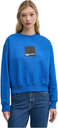 Karl Lagerfeld Damen, Sweatshirts & Hoodies, Blau, SGr&ouml;&szlig;e
