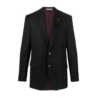 Pal Zileri Blazer avec broche - Homme - Vestes - Noir - Taille: L
