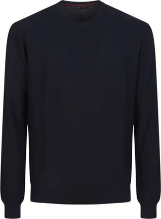 Fay Homme, Pulls, Bleu, Taille: 2XL Maille Ras du Cou