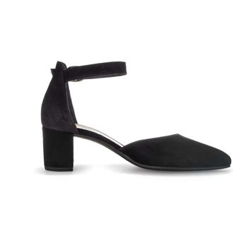 Gabor Schwarze Blockabsatz-Pumps aus Wildleder - - Shoes - Damen - Schwarzk - 39 EU