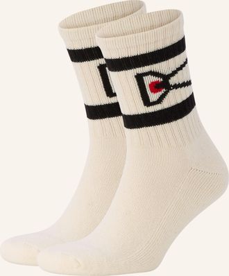 District Vision 2er-Pack Socken Usa beige