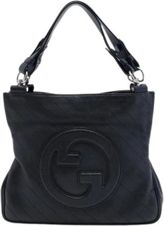 Gucci Pre-owned Sac Bandouli&egrave;re Blondie - Femme - Pre-owned - Noir - Taille: ONE Size