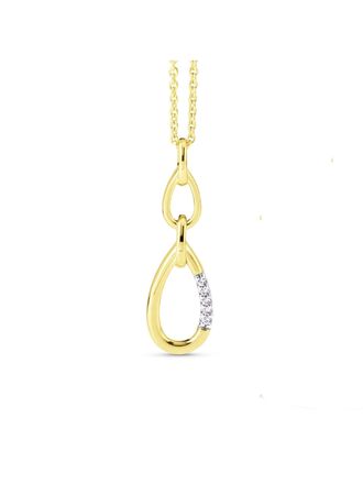 Orolino Halskette Gold 585 mit 5 nat&uuml;rlichen Brillanten zus. 0,025ct