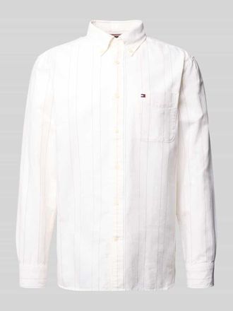 Tommy Hilfiger Regular Fit Freizeithemd aus reiner Baumwolle