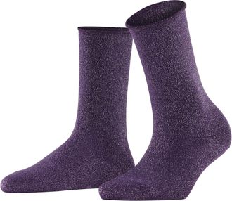 Falke Damen Socken Shiny W So Lyocell einfarbig 1 Paar, Rot Wineberry 8761, 39-42