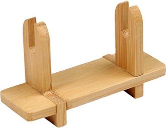 Cabilock Porte &eacute;ventail traditionnel en bois Support d&eacute;coratif pour &eacute;ventails chinois &agrave; main chinois Etag&egrave;re dexposition d&eacute;cor porte-&eacute;ventail porte-&eacute;ventail tr