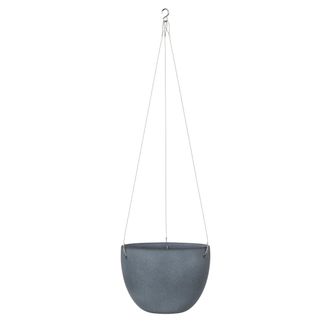 Scheurich Hanging Pot, Blumentopf aus Keramik, Farbe: Dark Stone, 18 cm Durchmesser, 14,8 cm hoch, 4,795 l Vol