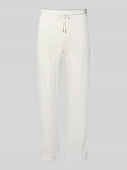 Lindbergh Straight Fit Sweatpants in Musselin-Optik