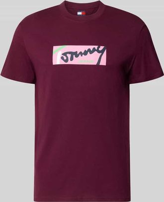 Tommy Jeans Regular Fit T-Shirt aus reiner Baumwolle