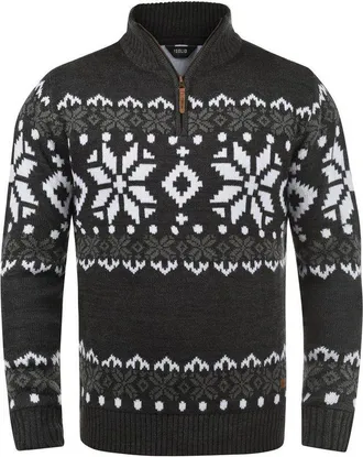 Solid Troyer SDNorwin Strickpulli mit Norweger Strickmuster
