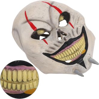 TOPBATHY Vampirmaske Aus Plastik Blutige Gesichtsmaske Für Erwachsene Gruselige Horrormaske Cosplay Kostümmaske Halloweenmasken Karnevalsmaske Gesichtsmaske Co