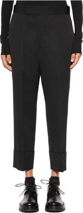 SAPIO Sapio, Femme, Pantalons, Noir, Taille: 34 FR Pantalon Corsaire &agrave; Revers