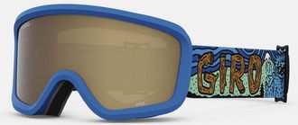 Giro CHICO 2.0 SHREDDY YETI Brillen - Jugendliche Unisex - Schutzbrille, Sportbrille, Skibrille, Schneebrille, Blau mit Rosa Akzent, L