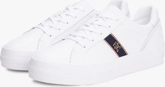 Tommy Hilfiger Low Leder -Sneaker - Wei&szlig;