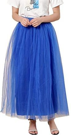 Generic Jupe Tulle Femme Jupon sous Robe Crinoline Petticoat Rockabilly De Femme avec Volants pour Robe De Mariage Mari&eacute;e Soir&eacute;e Bal Jupe Gothique Femme Carna