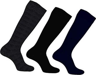 Enrico Coveri Lot de 12 paires de chaussettes longues pour homme en coton chaud - Couleurs assorties - Taille unique 39/45 - Article emball&eacute; - - taille unique 39/45