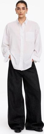 Arket CEDAR Oversized Wide Jeans -Schwarz