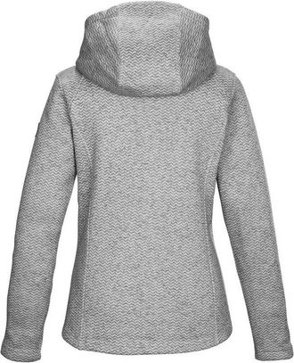 Killtec Fleecejacke KOW 5 WMN KNTFLC JCKT Strickfleecejacke mit verstellbarer Kapuze und Kinnschutz