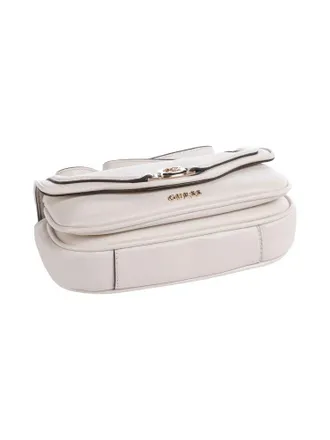 Guess Womens Crossbody Bag Off White Polyurethane - Crossbody-Bags