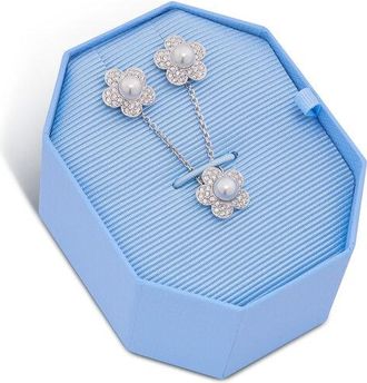 Swarovski Schmuckset Halskette und Ohrringe 5749180 Silberfarben