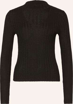 Riani Riani Pullover Mit Cut-Outs Und Glitzergarn schwarz