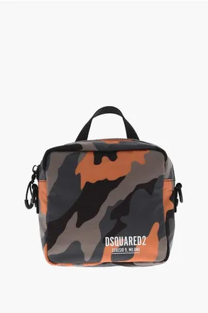 Dsquared2 Nylon Crossbody Bag with Camouflage Print size One Size