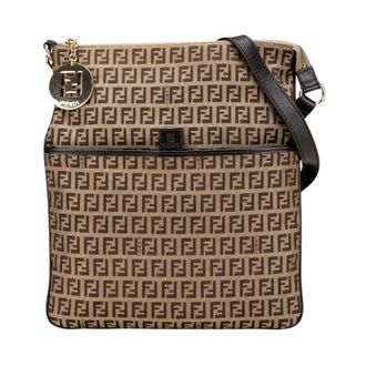 Fendi Pre-owned Zucchino Canvas Crossbody - - Pre-owned - Damen - Braun - ONE SIZE