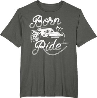 Disney Pixar Cars 3 McQueen Born To Ride Graphic T-Shirt T-Shirt