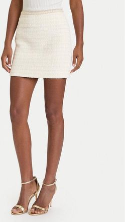 Guess Minirock 5BGD08 7394A &Eacute;cru Regular Fit