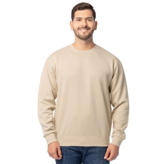 Fruit Of The Loom Mens Eversoft Fleece Sweatshirts & Hoodies, Sweatshirt-Khaki Heather, Medium