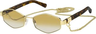 Marc Jacobs Femme, Accessoires, Jaune, Taille: 55 MM Marc 496/S Lunettes de soleil