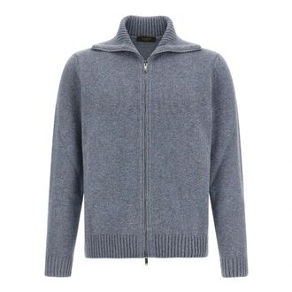 Zanone Chioto Cardigan - - Knitwear - Herren - Blau - L