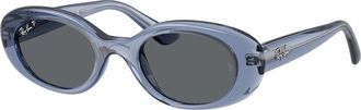Ray-Ban unisex, Accessoires, Bleu, Taille: 45 MM Rj9141S Lunettes de soleil