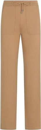 Malo Gerippte Hose mit Kordelzug - Nude