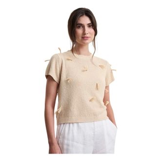Bitte Kai Rand Femme, Pulls, Beige, Taille: 42 FR Pulls &agrave; col rond